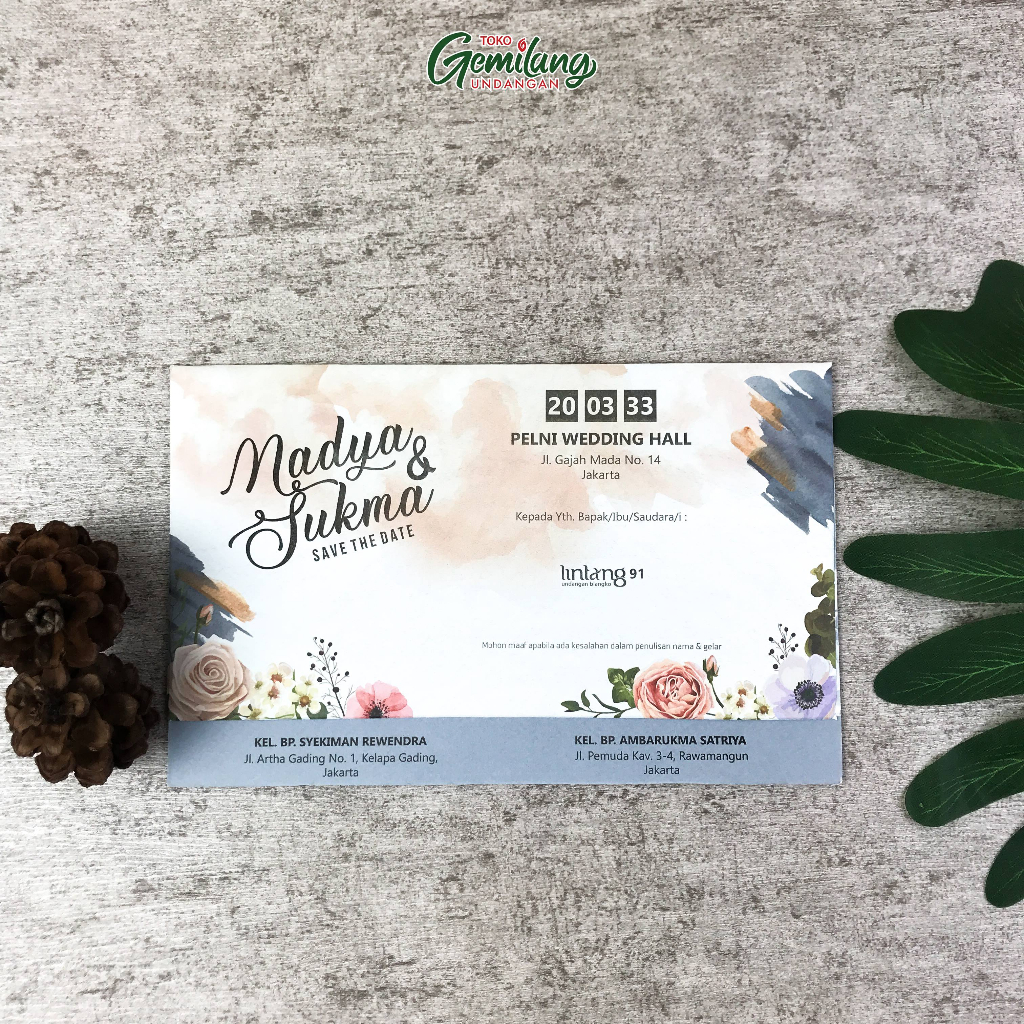 Jual Blangko Undangan Pernikahan Lintang 91 Harga Murah | Shopee Indonesia