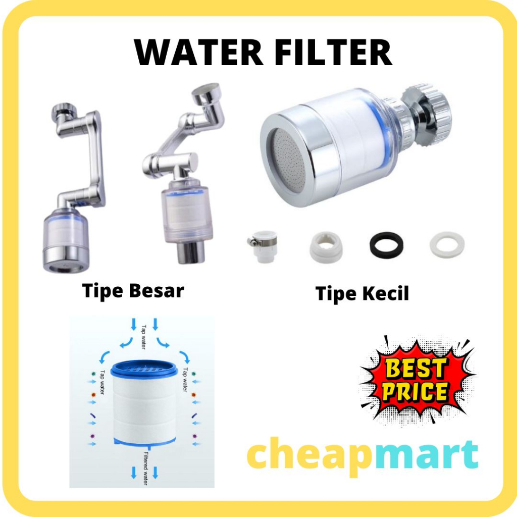 Jual WATER FILTER penyaring air kran penjernih air | Shopee Indonesia