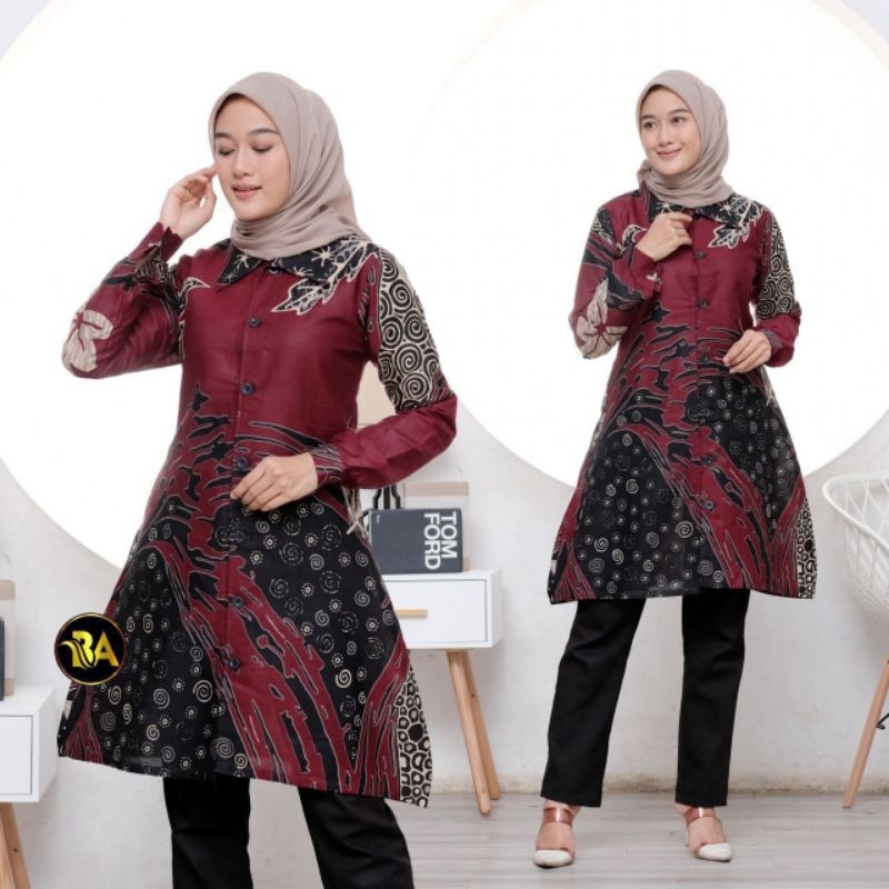 Jual Atasan pria wanita MERAH PANJANG| M-10XL SUPER JUMBO | atasan ...