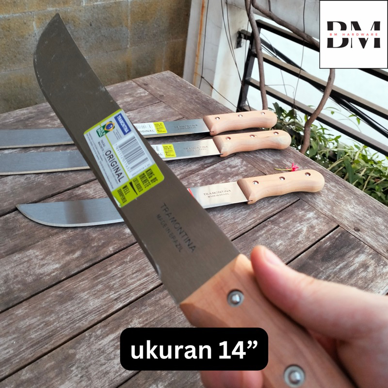 Jual Parang TRAMONTINA Brazil ORIGINAL 10” , 12” , 14” , 16” , 18”, 20 ...