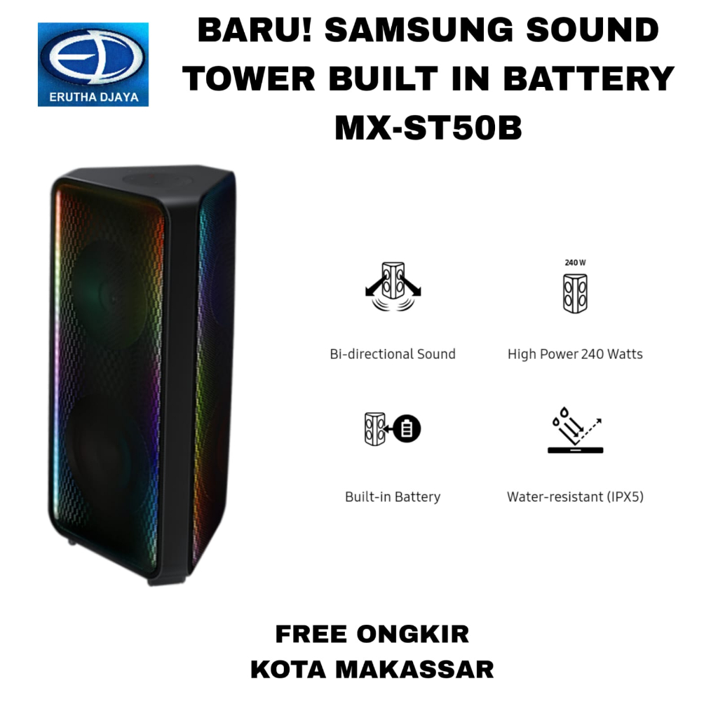 Jual SAMSUNG SOUND TOWER BUILT IN BATTERY MXST50B | Shopee Indonesia