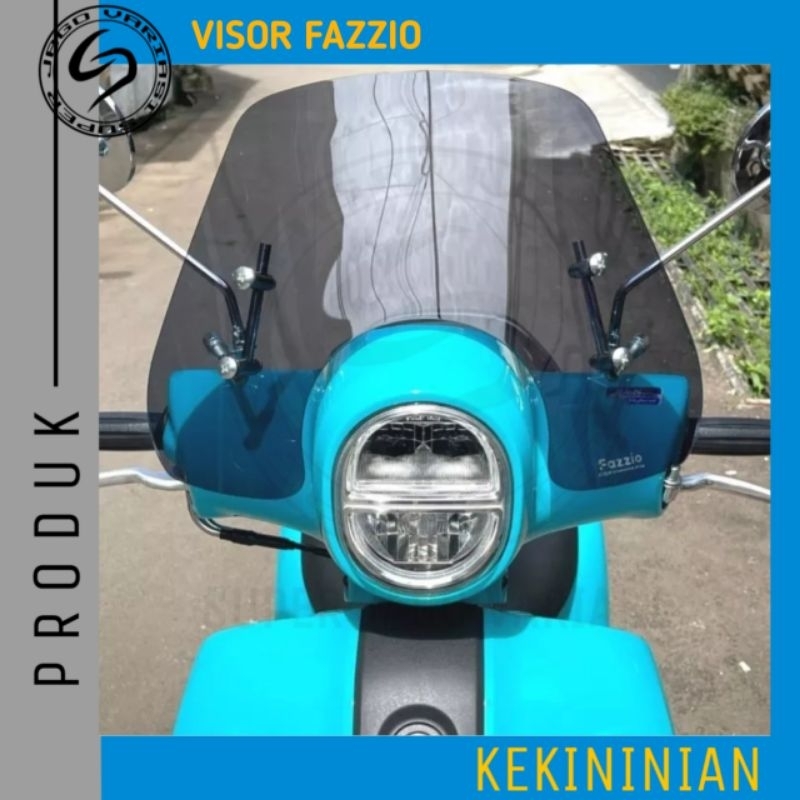 Jual Visor Windshield Fazzio Lengkap Dengan Breket Tebal 3mm | Kaca ...