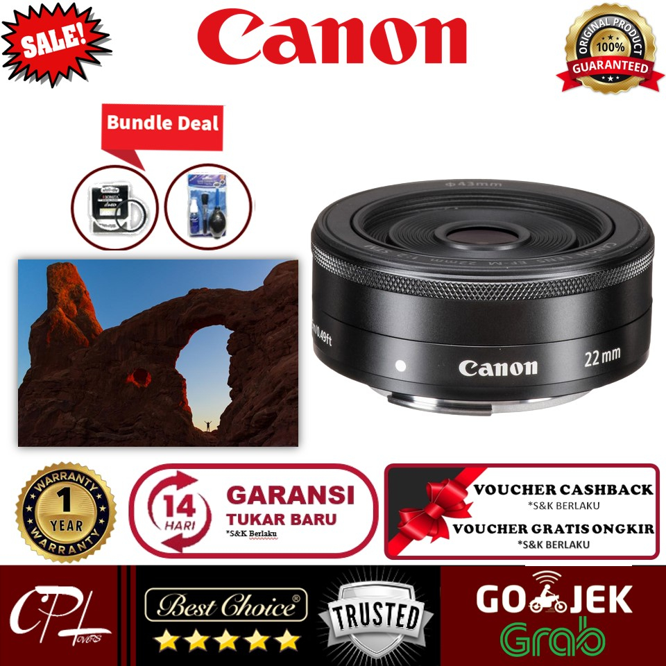 Jual Canon EF-M 22mm f/2 STM Lens | Shopee Indonesia