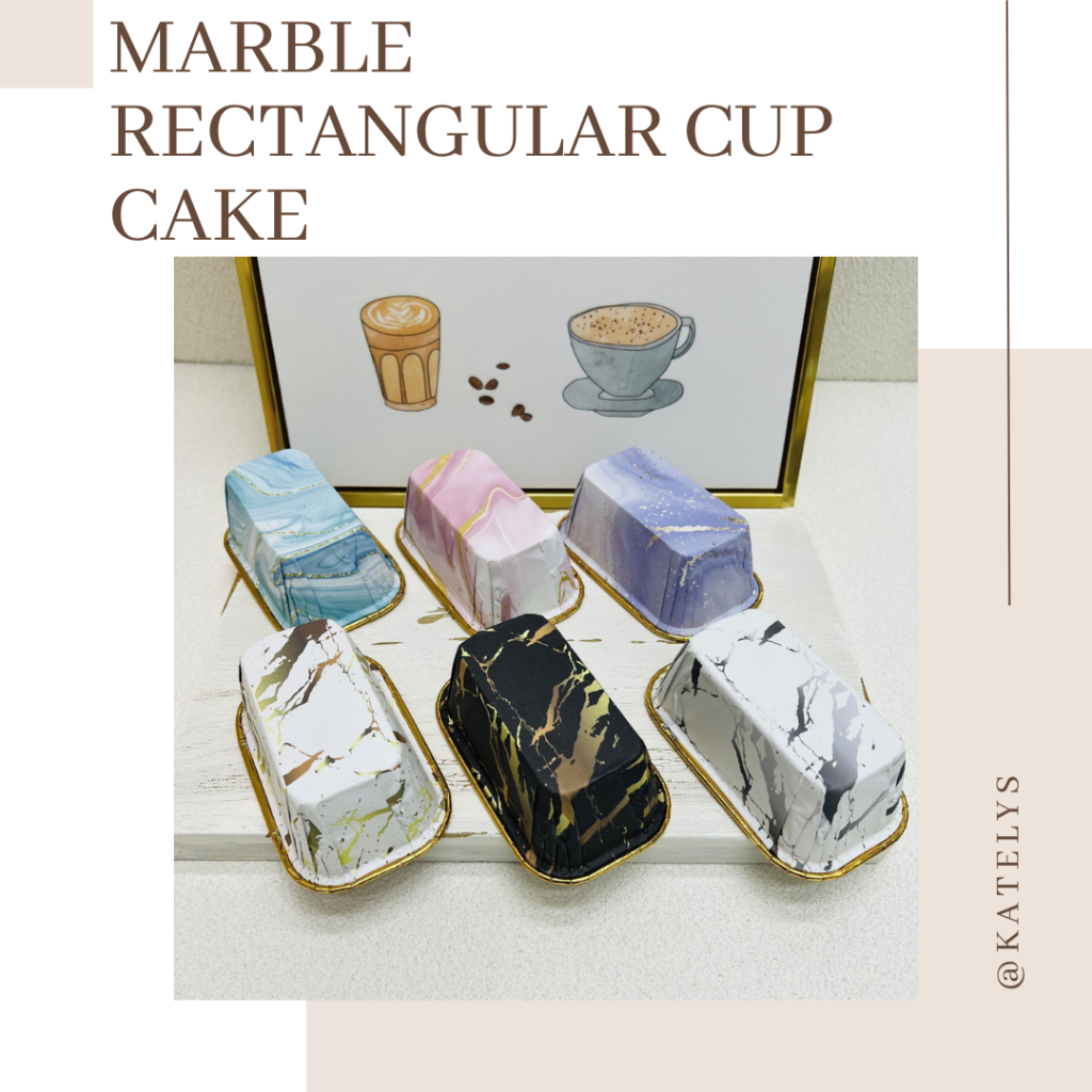 Jual Tempat Panggang Roti Marble Panjang Isi 50 Pcs | Rectangular ...