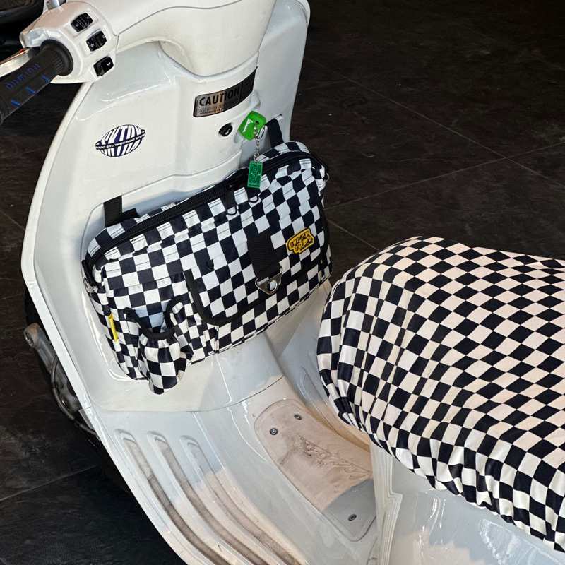 Jual Tas Bagasi Vespa Checkerboard Vespa Sprint Primavera S LX | Shopee ...