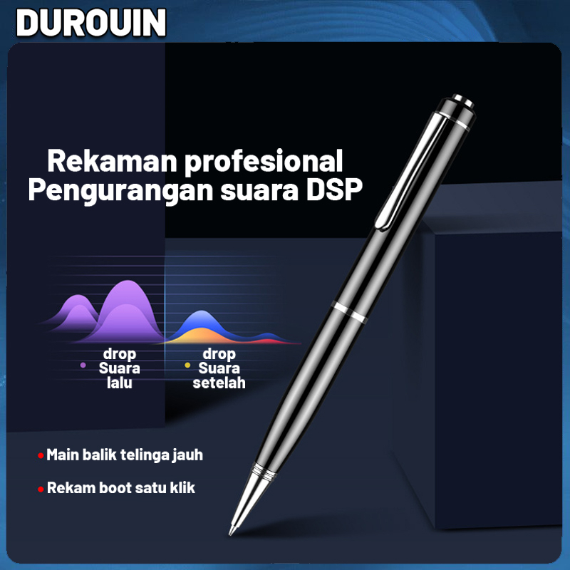 Jual Durouin-voice recorder/ pemutar mp3/digital voice recorder 8GB ...