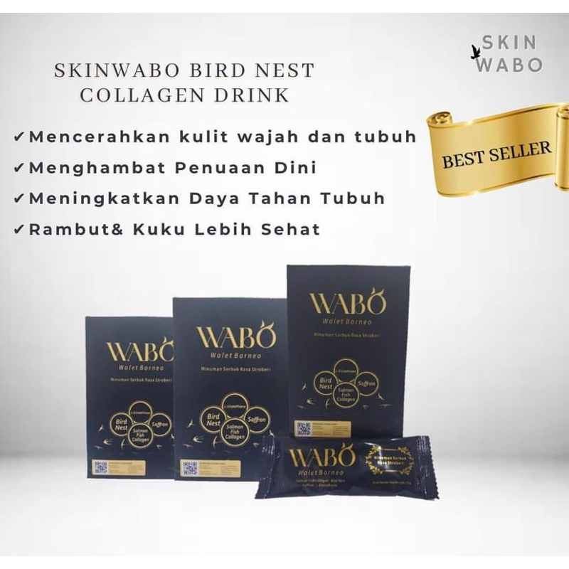 Jual SKINWABO COLLAGEN DRINK ( WALET BORNEO ) | Shopee Indonesia