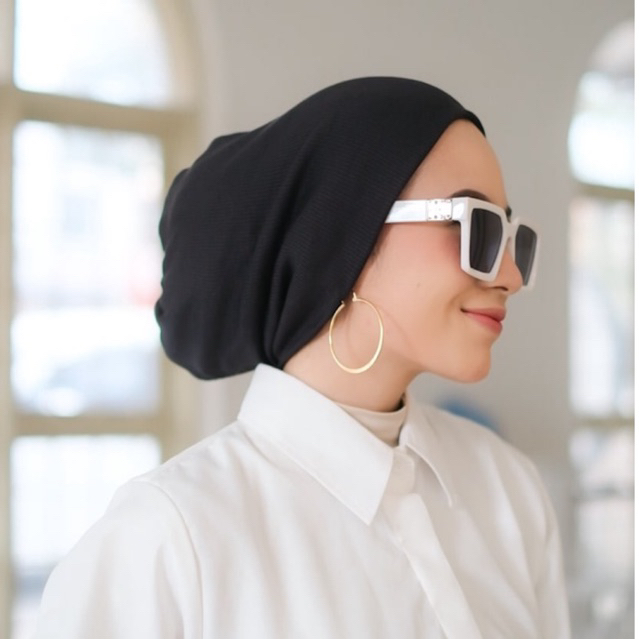 Jual Winonamodest - Shadow Beanie Turban Instant Turban Dewasa Stretch ...
