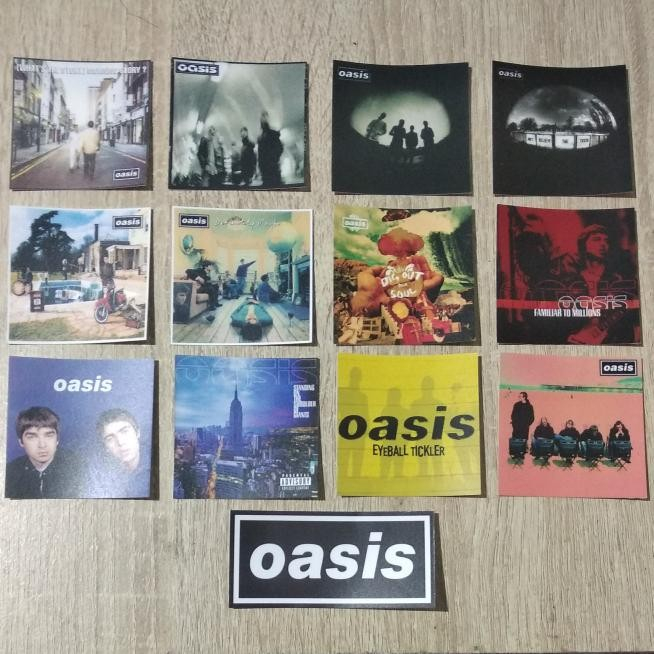 Jual Sticker Pack HD Logo Album Oasis - Rock Band - Stiker Musik Stiker ...