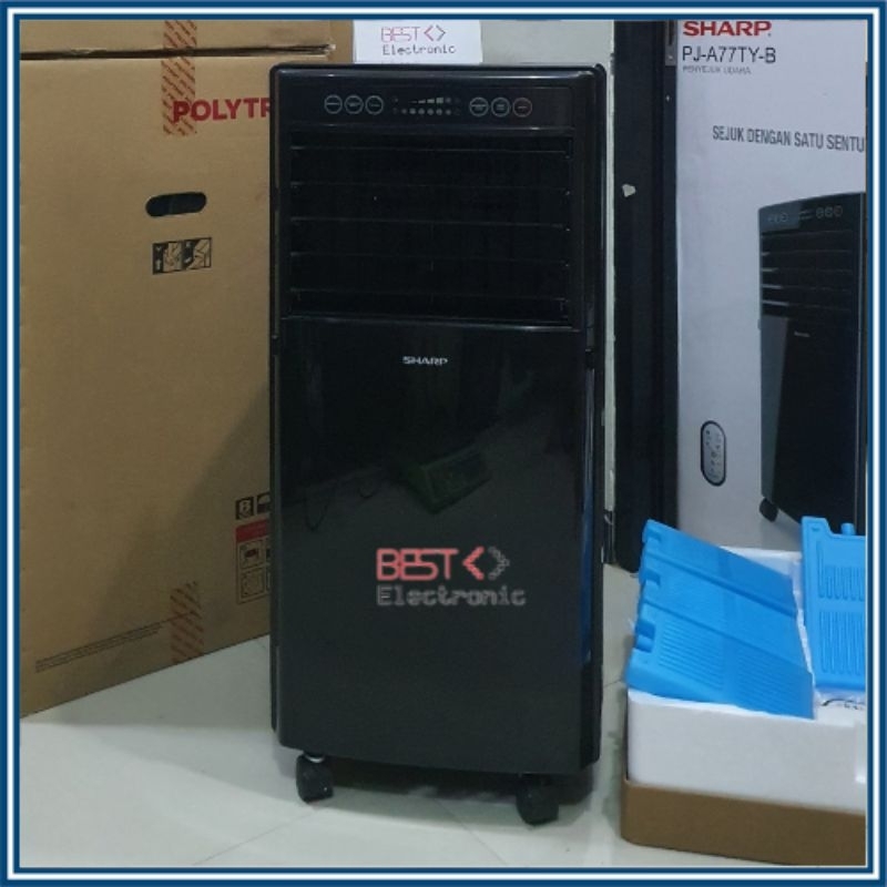 Jual AIR COOLER SHARP PJ A77TY LED PANEL REMOTE CONTROL BLACK SHARP AIR ...