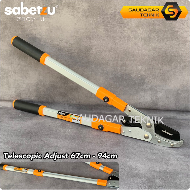 Jual Gunting Dahan Ranting Gagang Panjang Gunting Batang Pohon Tinggi TELESCOPIC SABETZU ...