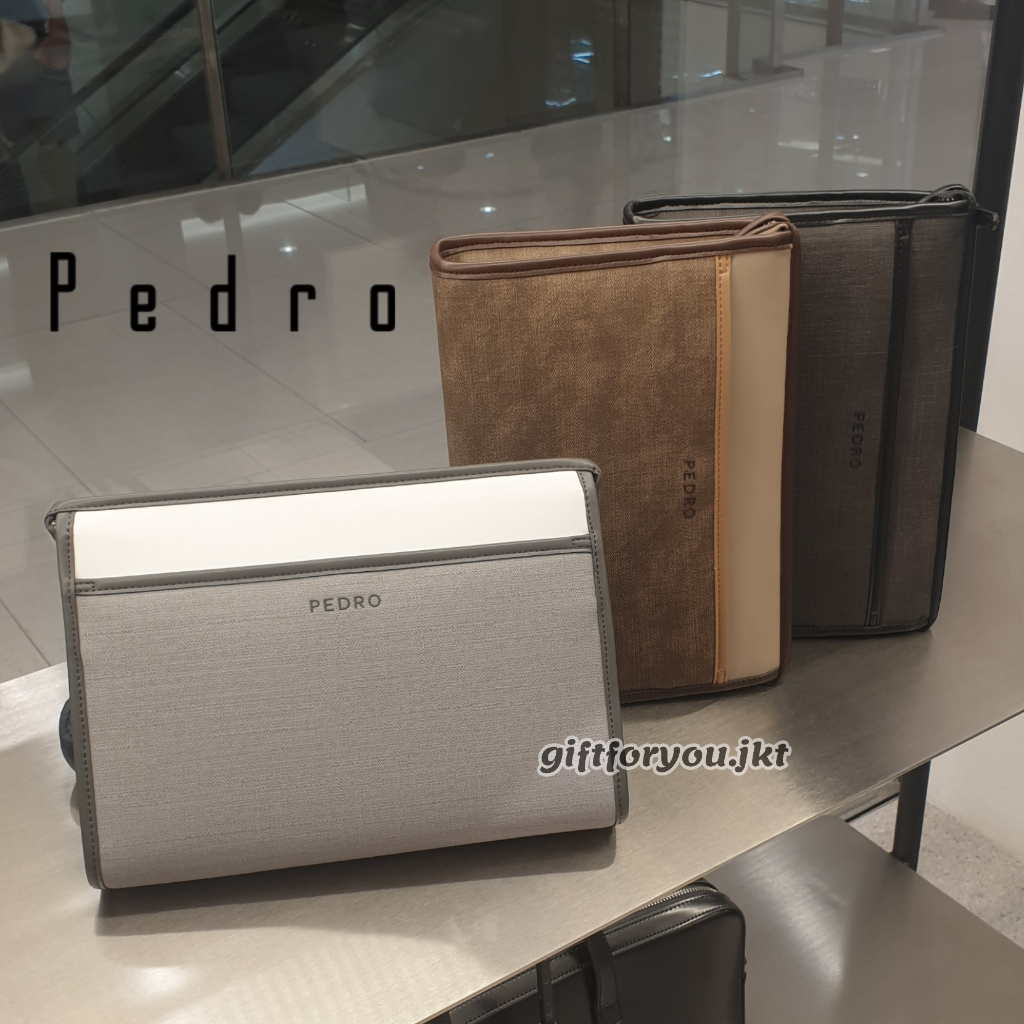 Jual Clutch Pedro Tas Pria Original Man Bag Cowok Laki Laki | Shopee ...