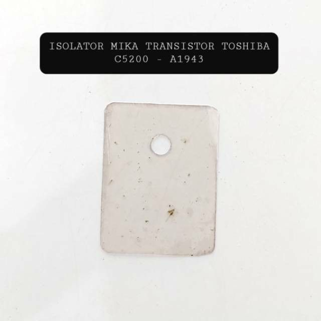 Jual 10pcs Mika Transistor Toshiba 1943 5200 ( Mica / Isolator ...