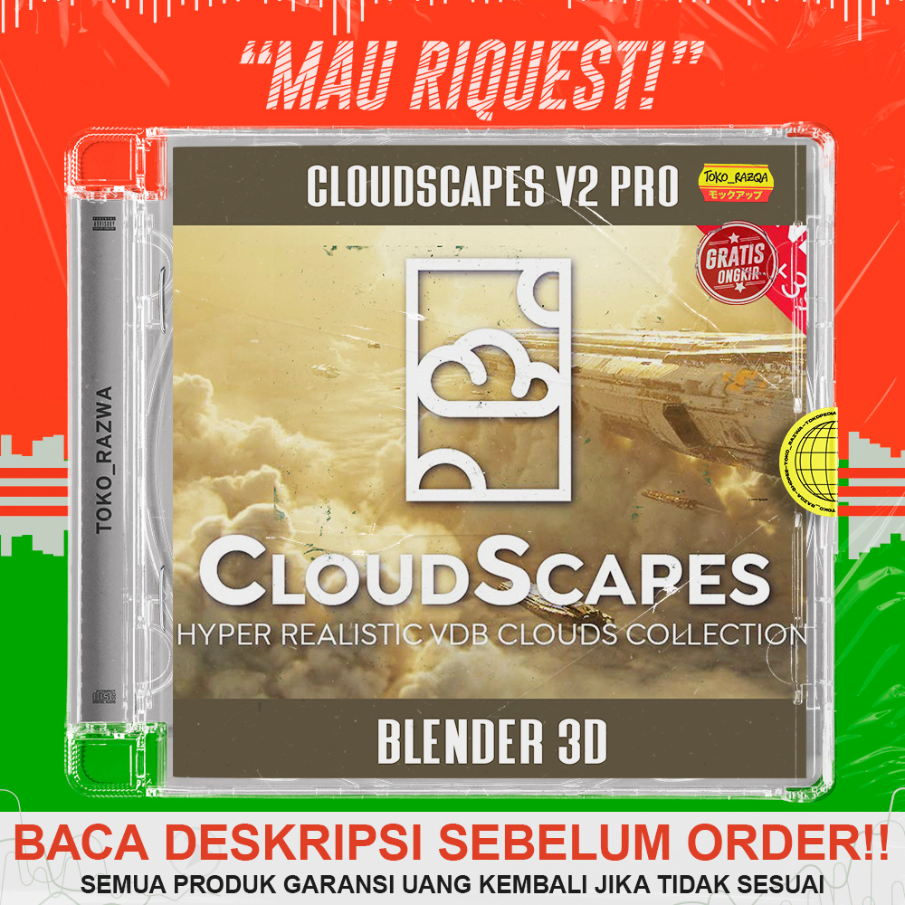 Jual Blender 3D - CloudScapes V2 Pro + Scatpack - 100225 | Shopee Indonesia