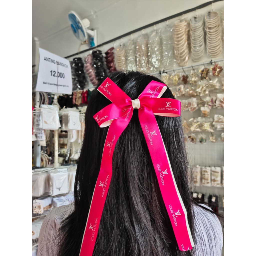 Jual JEPIT RAMBUT MERAH PUTIH /PITA MERAH BUNGA / JEPITAN CANTIK ...