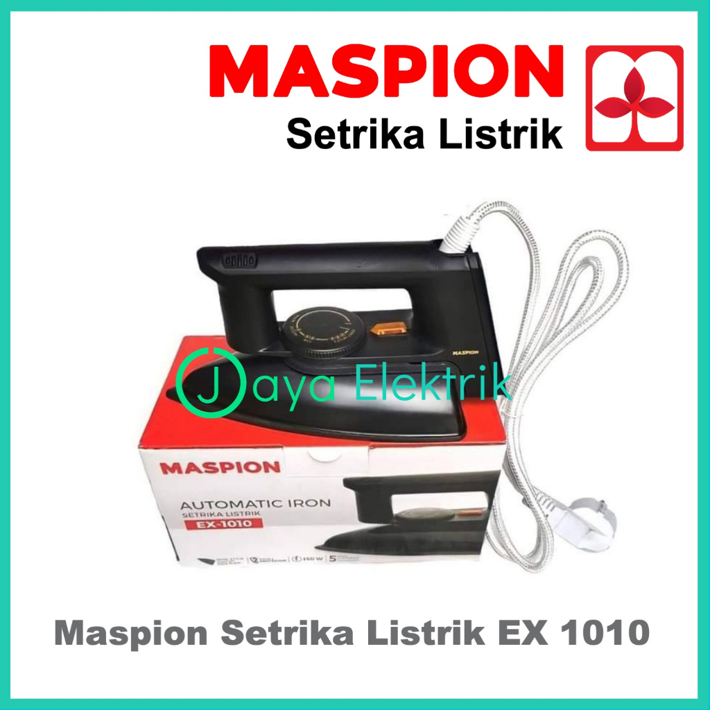 Jual MASPION Setrika Listrik EX-1010 Blackberry - Gosokan Baju EX1010 EX 1010 Murah Garansi Asli ...