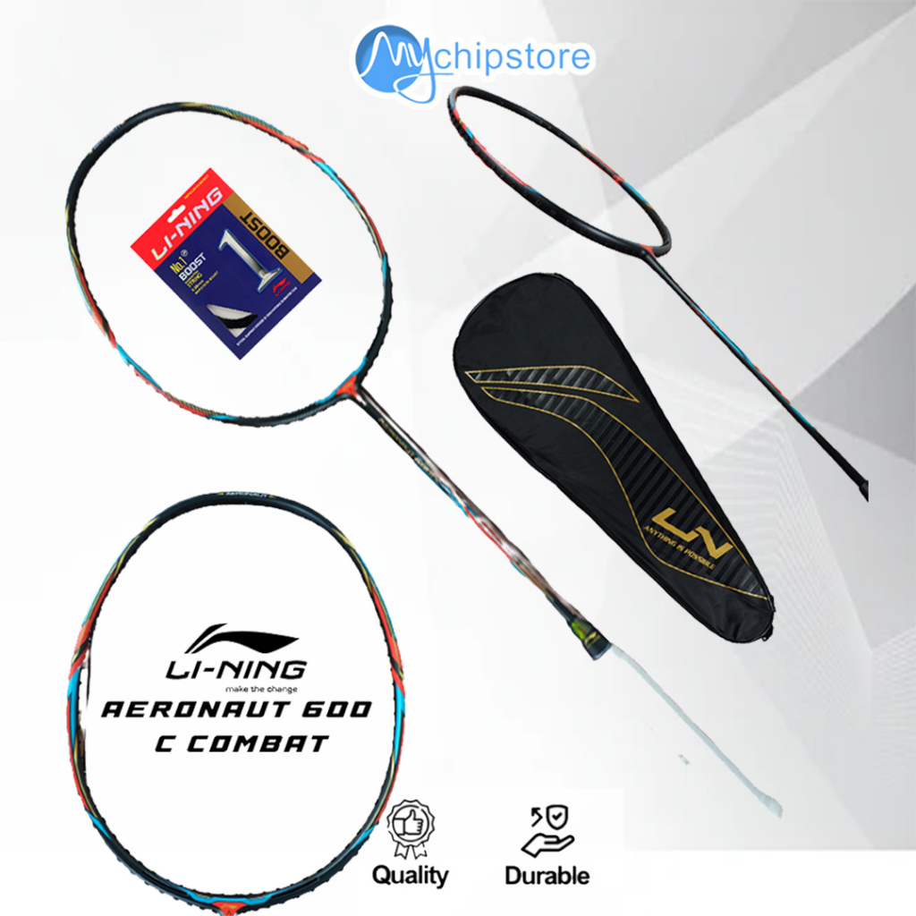 Jual Raket Bulutangkis Badminton Original LINING AERONAUT 6000 C COMBAT ...