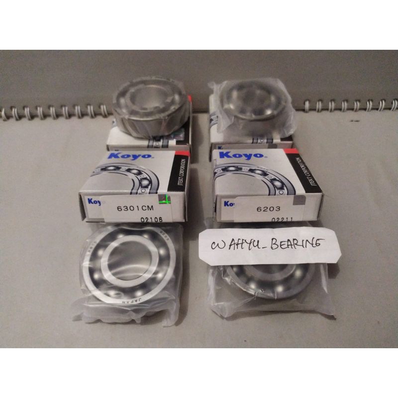 Jual Bearing 6301 - 6004 Koyo Set Rasio Mio Sporty Smile GT Fino Nouvo ...
