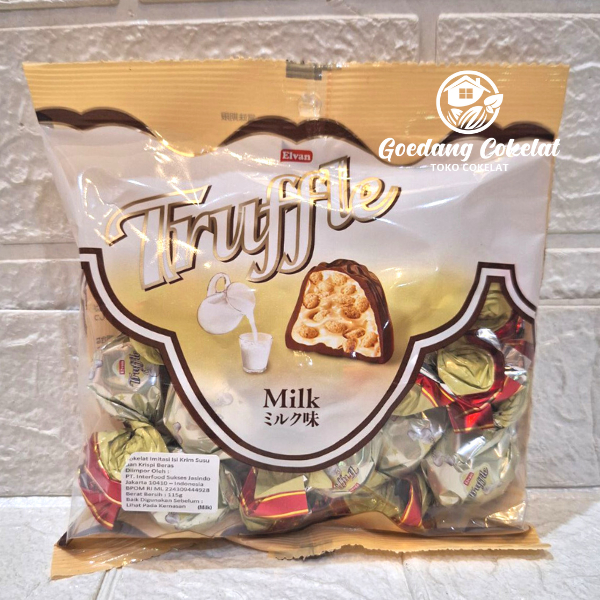Jual ELVAN TRUFFLE Chocolate Tiramisu Milk Caramel Coconut Strawberry Hazelnut Cokelat Turki ...