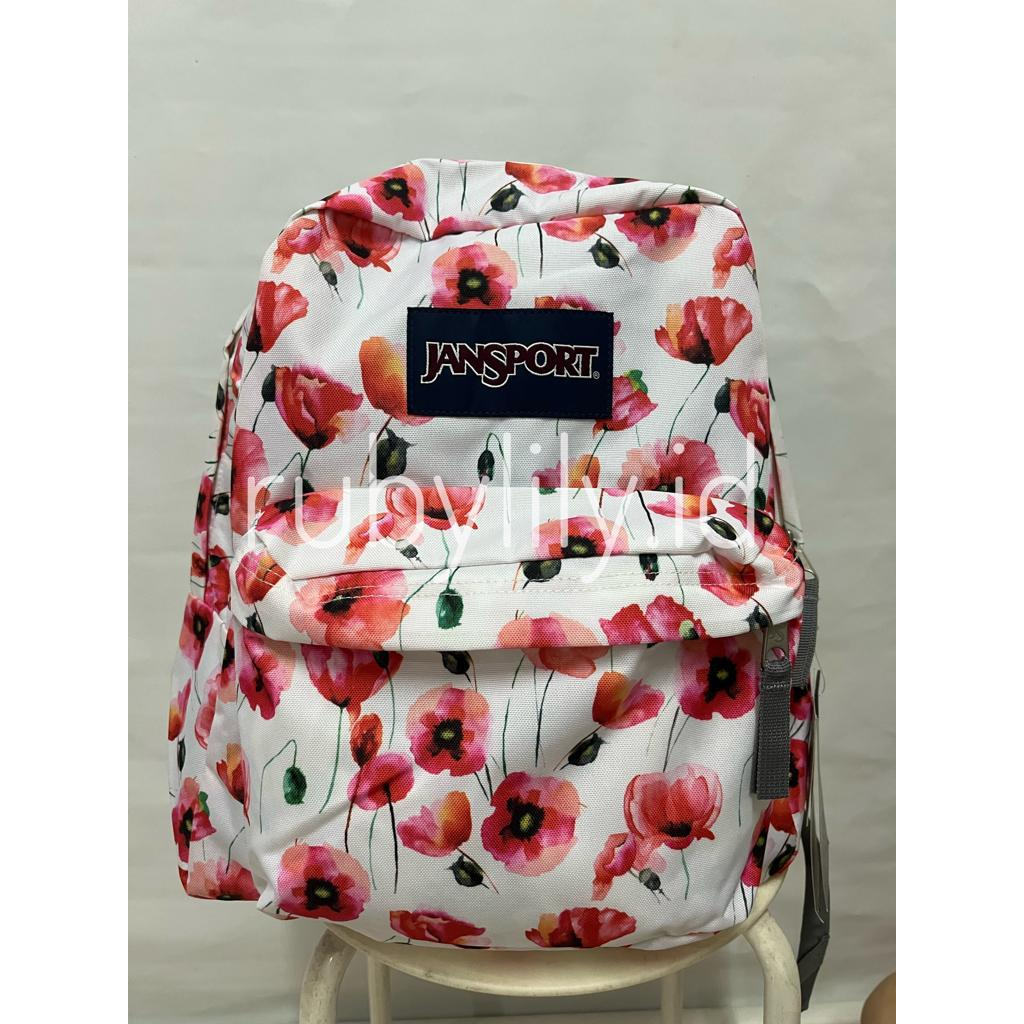 Jual (ORIGINAL) TAS JANSPORT SUPERBREAK MULTI CALI POPPY | Shopee Indonesia