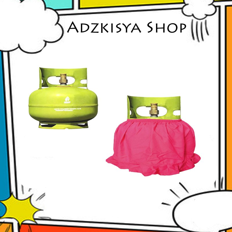 Jual sarung gas tutup tabung gas cover tabung gas elpiji 3 kg polos ...