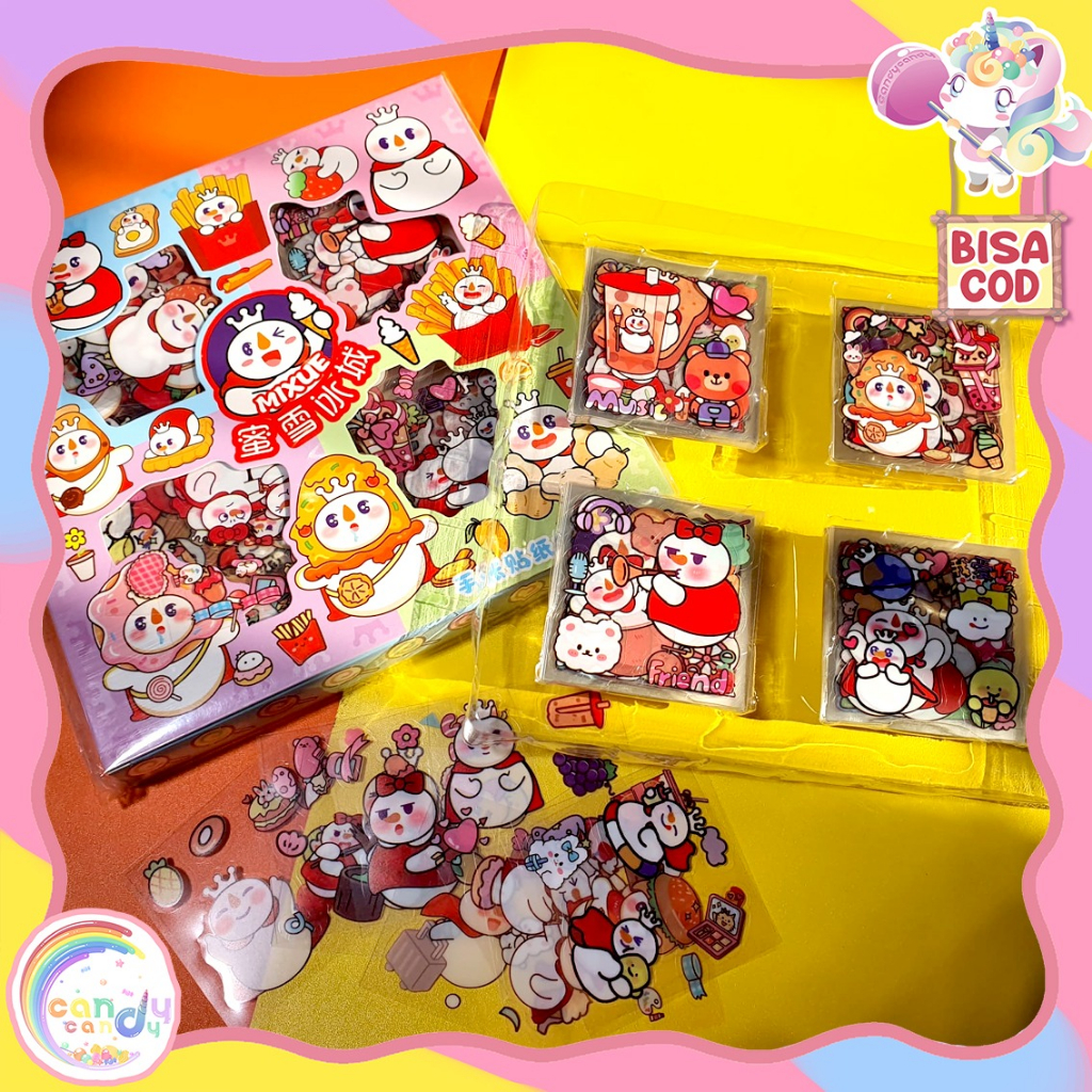 Jual Sticker Mixue 100 Lembar PET | Shopee Indonesia
