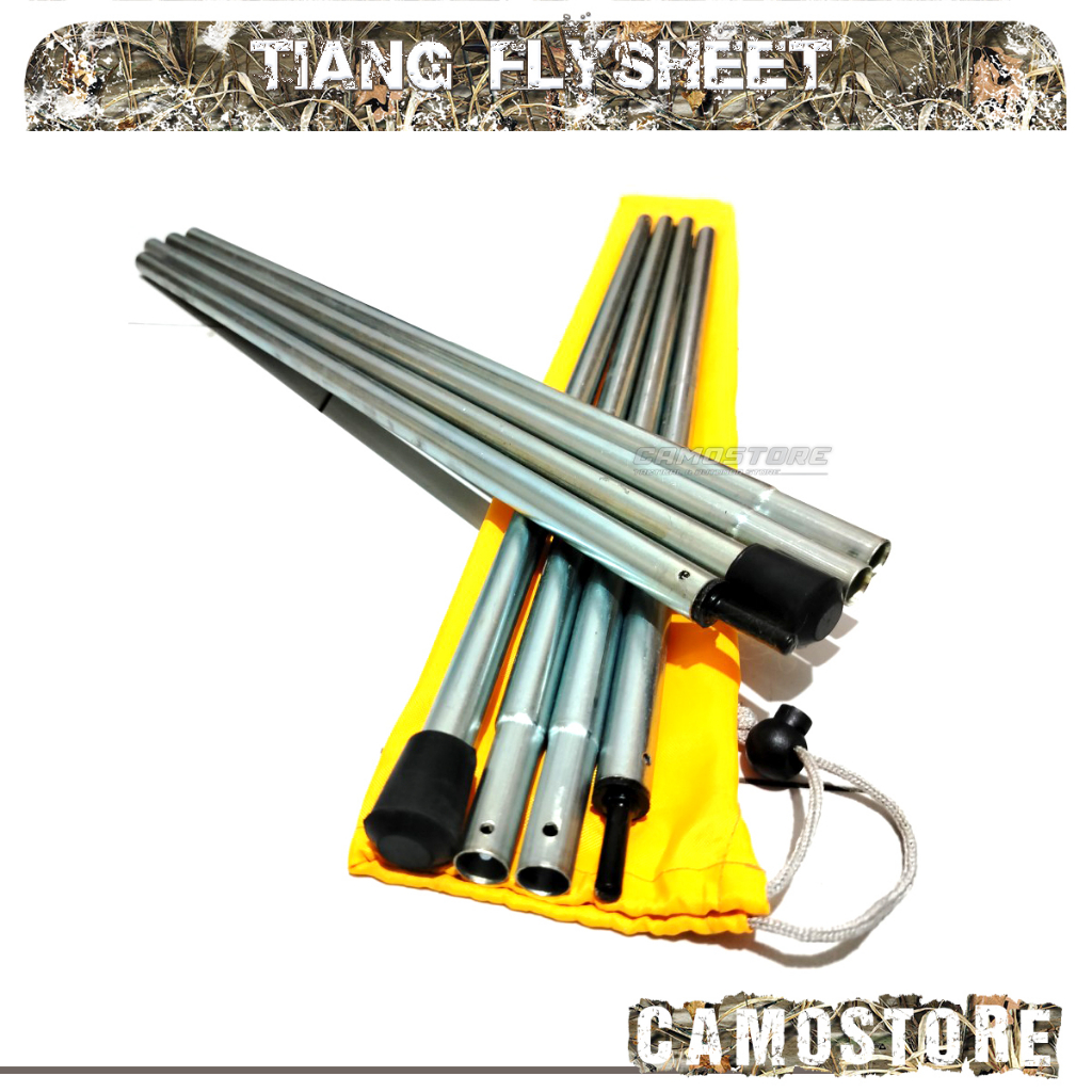 Jual TENDAKI Tiang Flysheet Aluminium (Sepasang) tenda ultralight ...