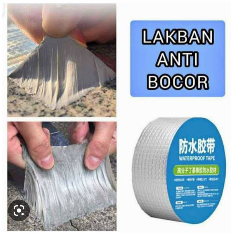 Jual Lakban Anti Bocor Anti Air Aluminium Foil Waterproof Tape Anti Air - 5CM X 5METER | Shopee ...
