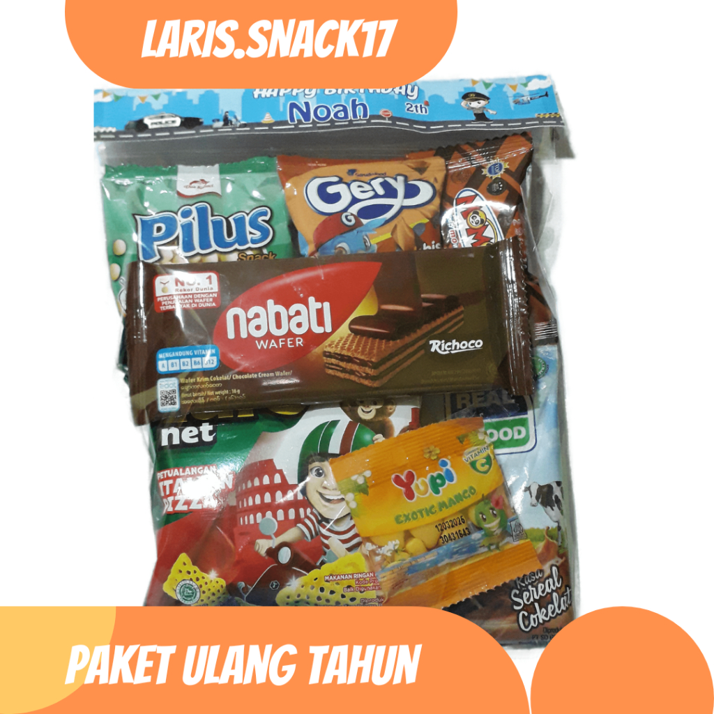 Jual PAKET SNACK ANAK HAMPERS SNACK ANAK ULANG TAHUN KHITAN TASYAKURAN ...