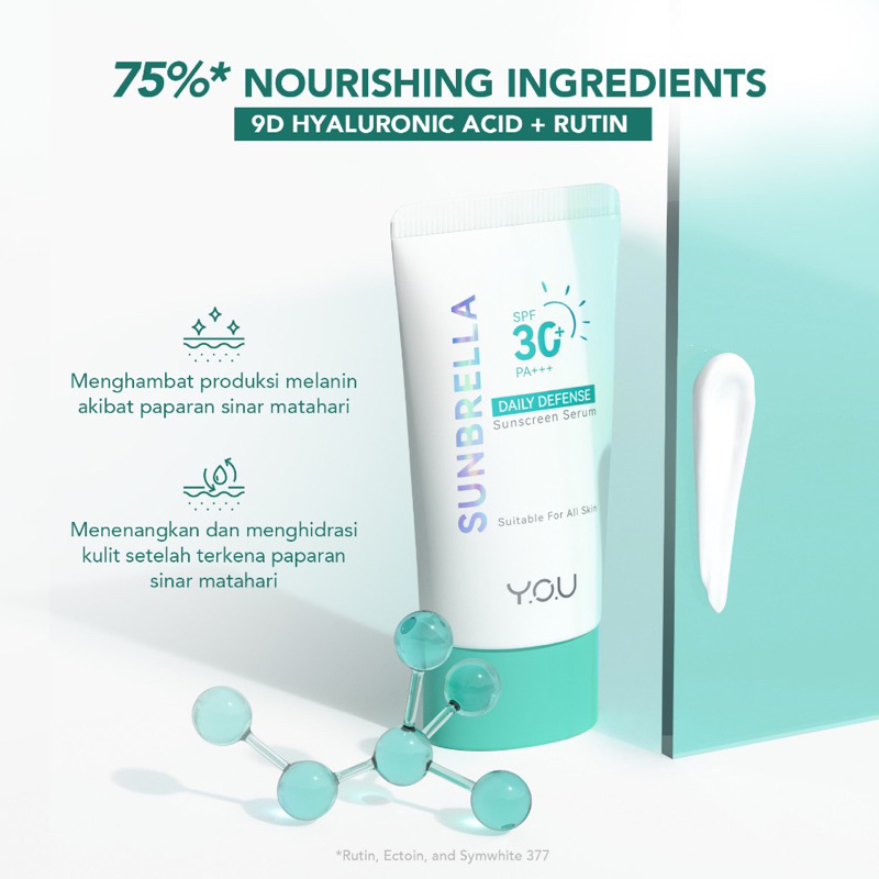 Jual [READY STOCK] YOU Triple UV Elixir Sunscreen Gel SPF 50+ PA ...