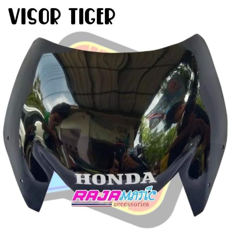 Jual VISOR TIGER TIREV REVO KACA HITAM TEBEL | Shopee Indonesia