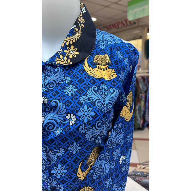 Jual korpri perempuan kerah hitam lapis furing // seragam PNS // korpri harga terjangkau ...