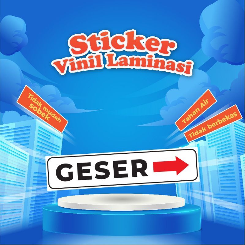 Jual stiker pintu Geser 22 × 5 cm | Shopee Indonesia