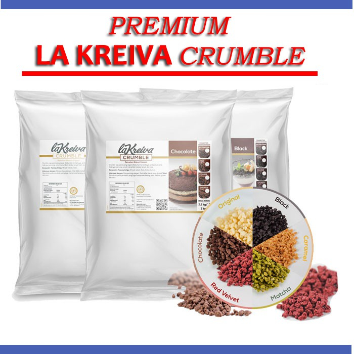 Jual LA KREIVA Cookie Crumble (Extra Fine / Halus) REPACK 100 250 500 ...