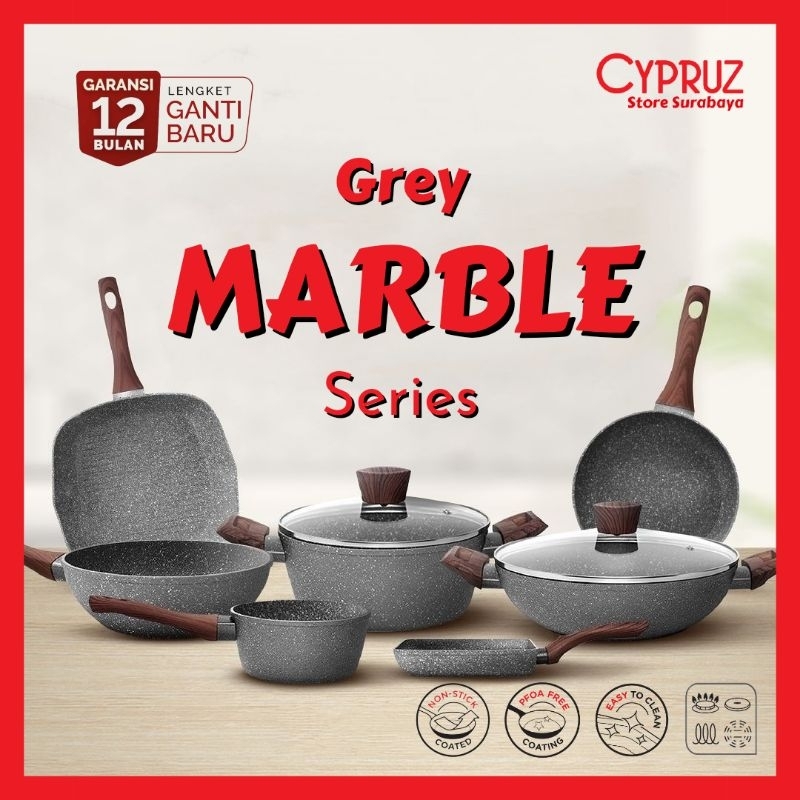 Jual Cypruz Wajan Anti Lengket Penggorengan Induksi Fry Pan Wok Pan Sauce Pan Omelette Grill Pan ...