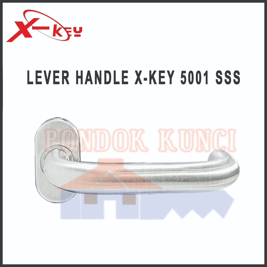 Jual Handle Gagang Pintu Engkol Stainless Aluminium Door LHTR X-Key ...