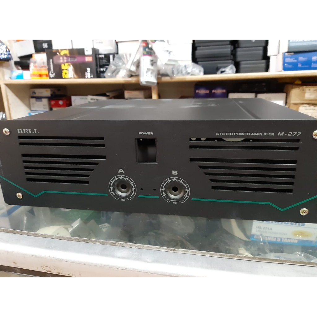 Jual Box Power Amplifier Stereo BELL M277 Original Bahan Tebal Dan ...