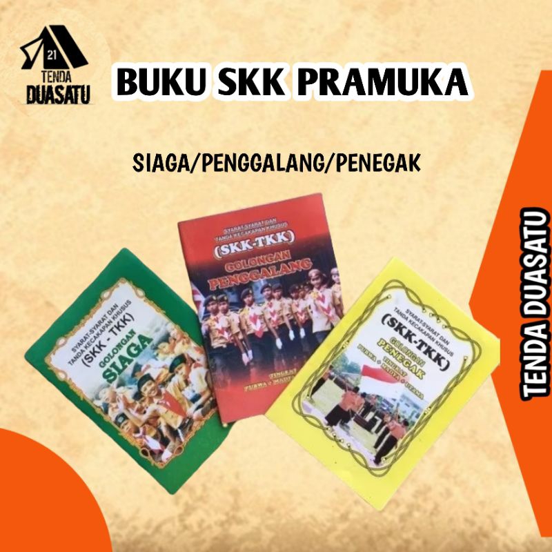 Jual BUKU SKK PRAMUKA SIAGA/PENGGALANG/PENEGAK || TANPA MINIMAL ORDER ...