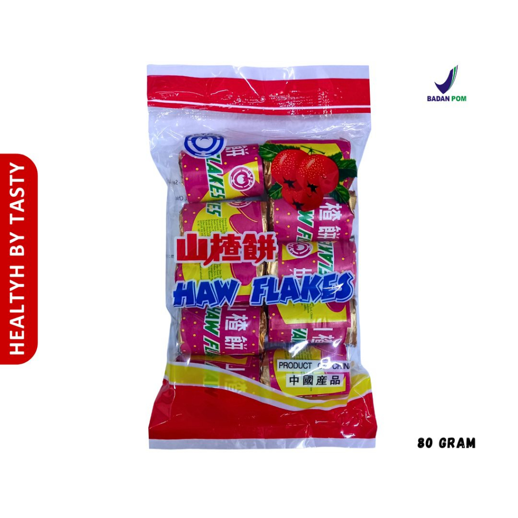 Jual Haw Flakes San Zha Pian Permen Sanca Manisan Buah Isi 10Pcs ...