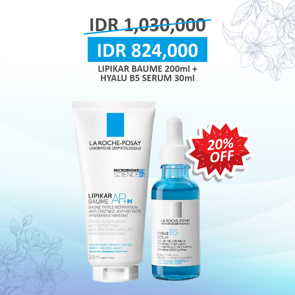 Jual LA ROCHE POSAY LIPIKAR 200ml + HYALU B5 30ml | Shopee Indonesia