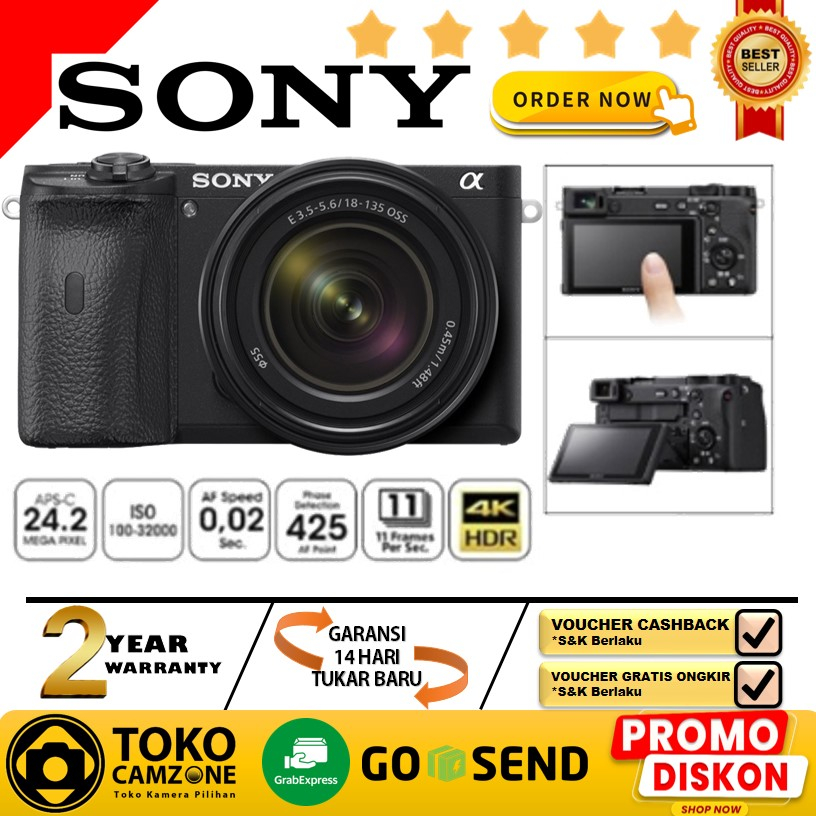 Jual Sony Alpha A6600 Kit 18-135MM - Sony A6600 | Shopee Indonesia