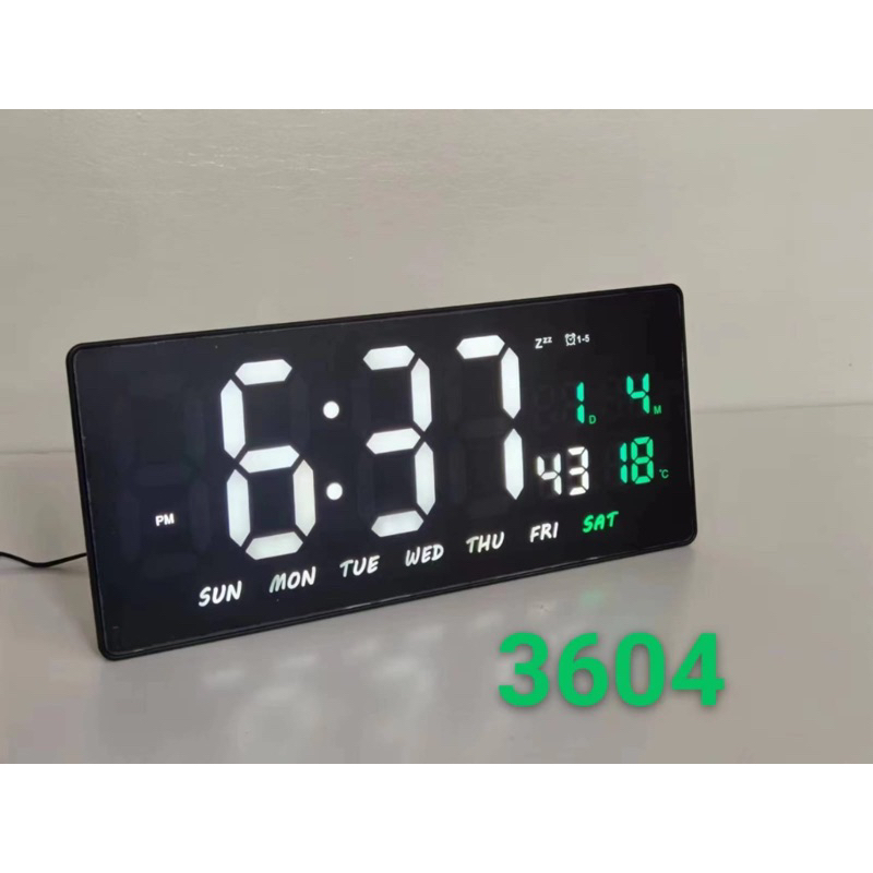 Jual Jam Digital LED Besar Tampilan Jelas Dinding Meja & Kalender ...