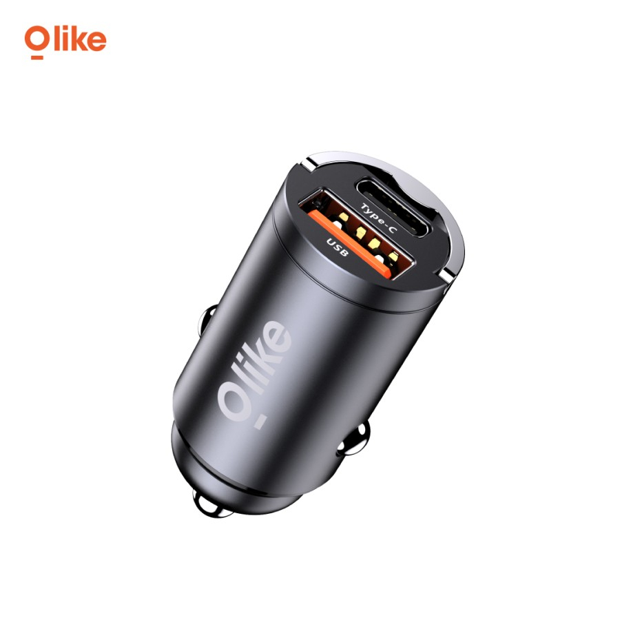 Jual OLIKE R4 33W Fast Charging USB Type-C Mini Car Charger | Shopee ...