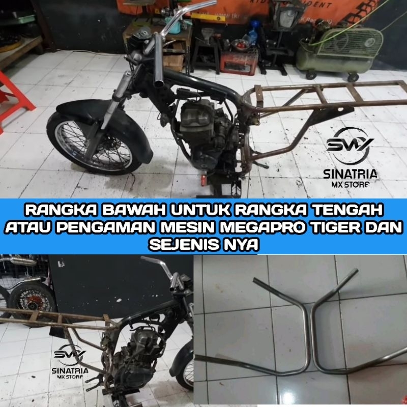 Jual FRAME BAGIAN BAWAH CUSTOM UNTUK MODIFAN CRF 150L PNP RANGKA ...