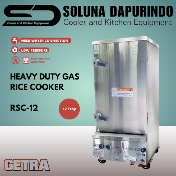 Jual GETRA Heavy Duty Gas Rice Cooker RSC-12 / Penanak Nasi / RSC12 | Shopee Indonesia