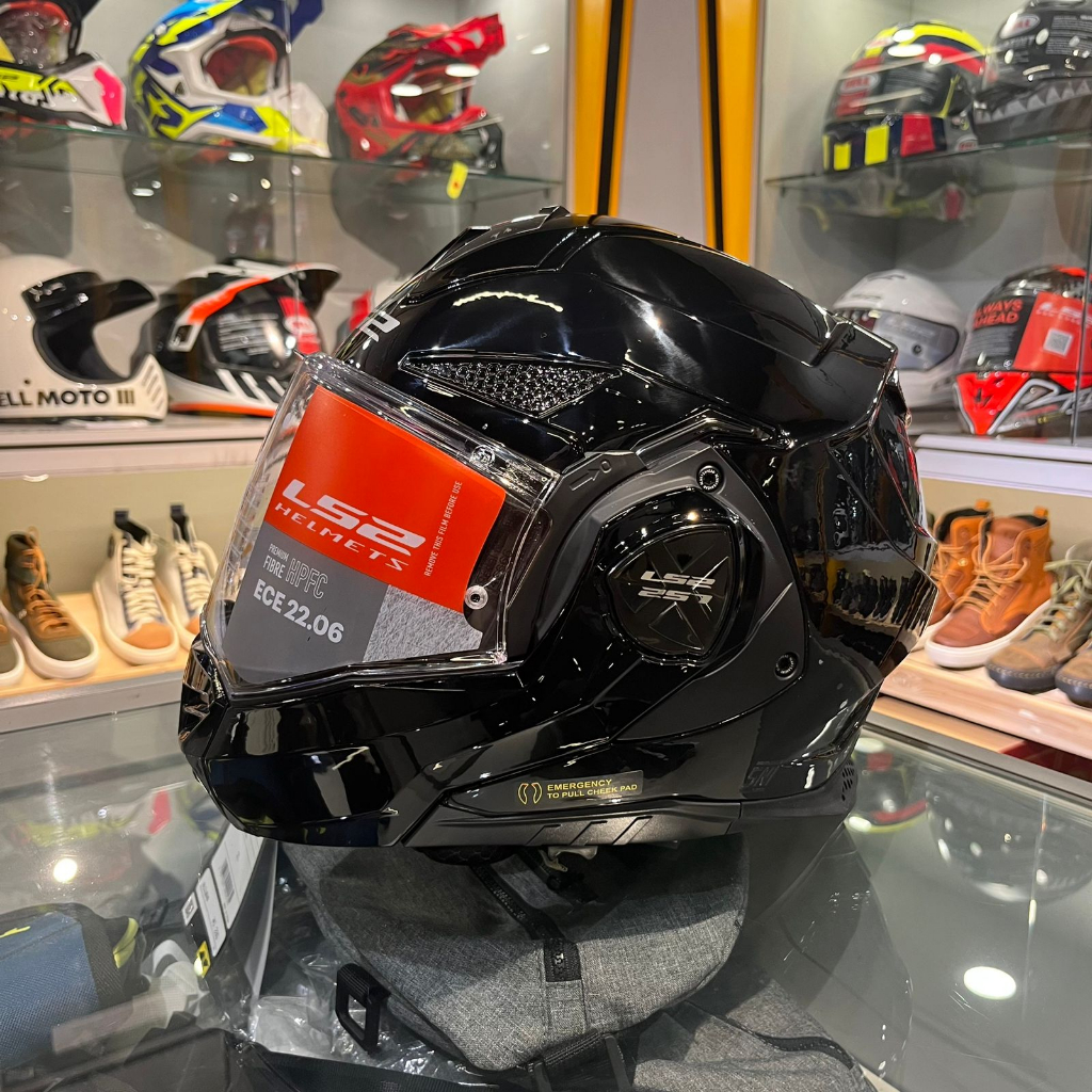 Jual Helm LS2 FF901 Advant-X Solid Gloss Black | Modular Helmet | Flip ...