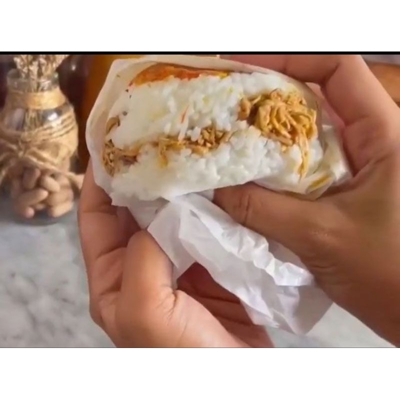 Jual NASI COKOT AYAM SUWIR + DADAR IRIS | Shopee Indonesia