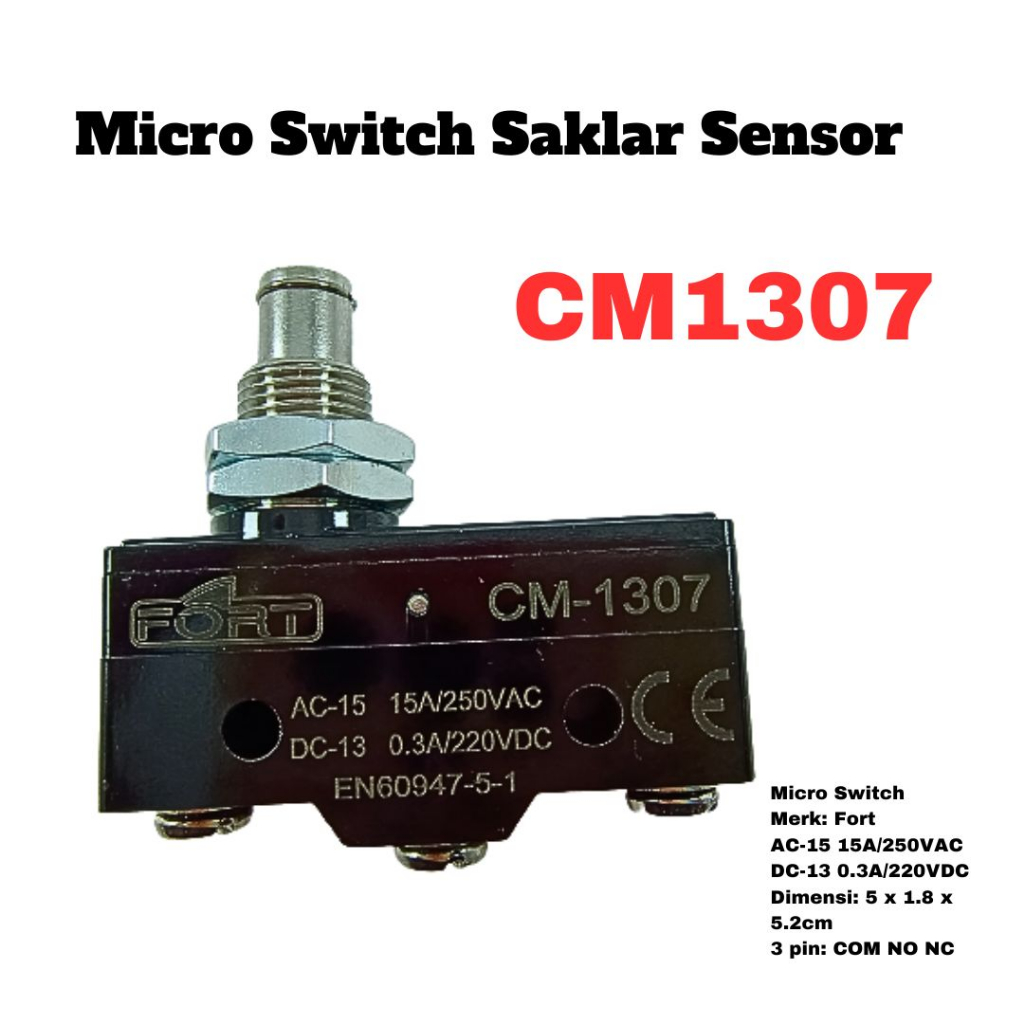 Jual Micro Switch Saklar Sensor Limit Switch CM1307 Fort | Shopee Indonesia