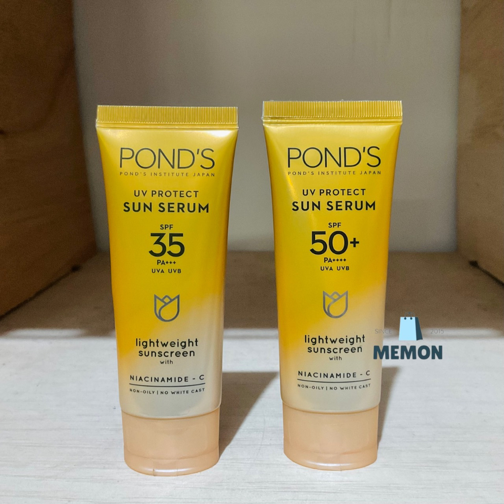 Jual Pond's UV Protect Sun Serum SPF 35 PA+++ dan SPF 50+ PA++++ 30g | Sunscreen Ponds Spf 35 ...