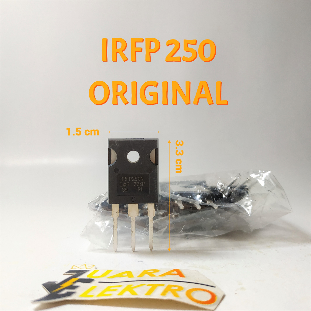 Jual Transistor IRFP 250 ORI | Transistor (TR) IRFP250 ORIGINAL / ASLI ...